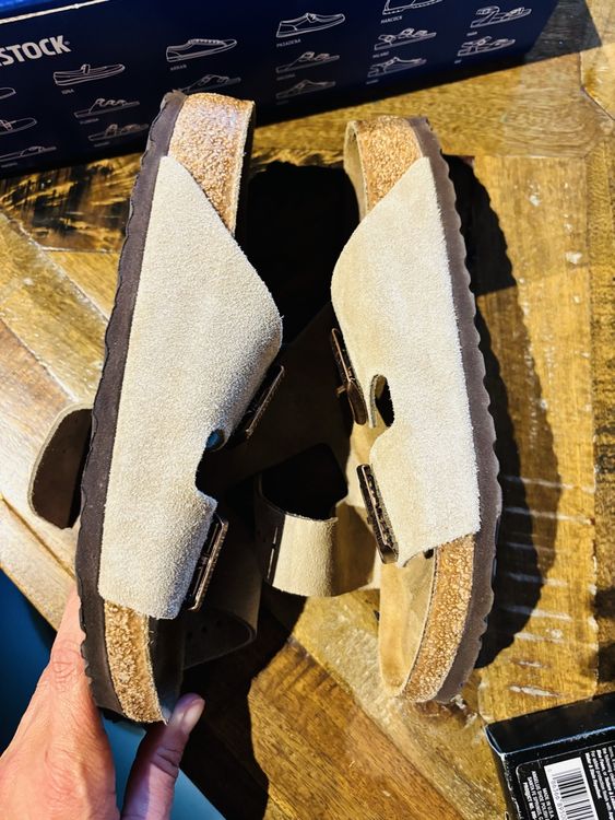 Birkenstock Arizona, 39, Suède Taupe, portées une fois :) (Neu (gemäss ...