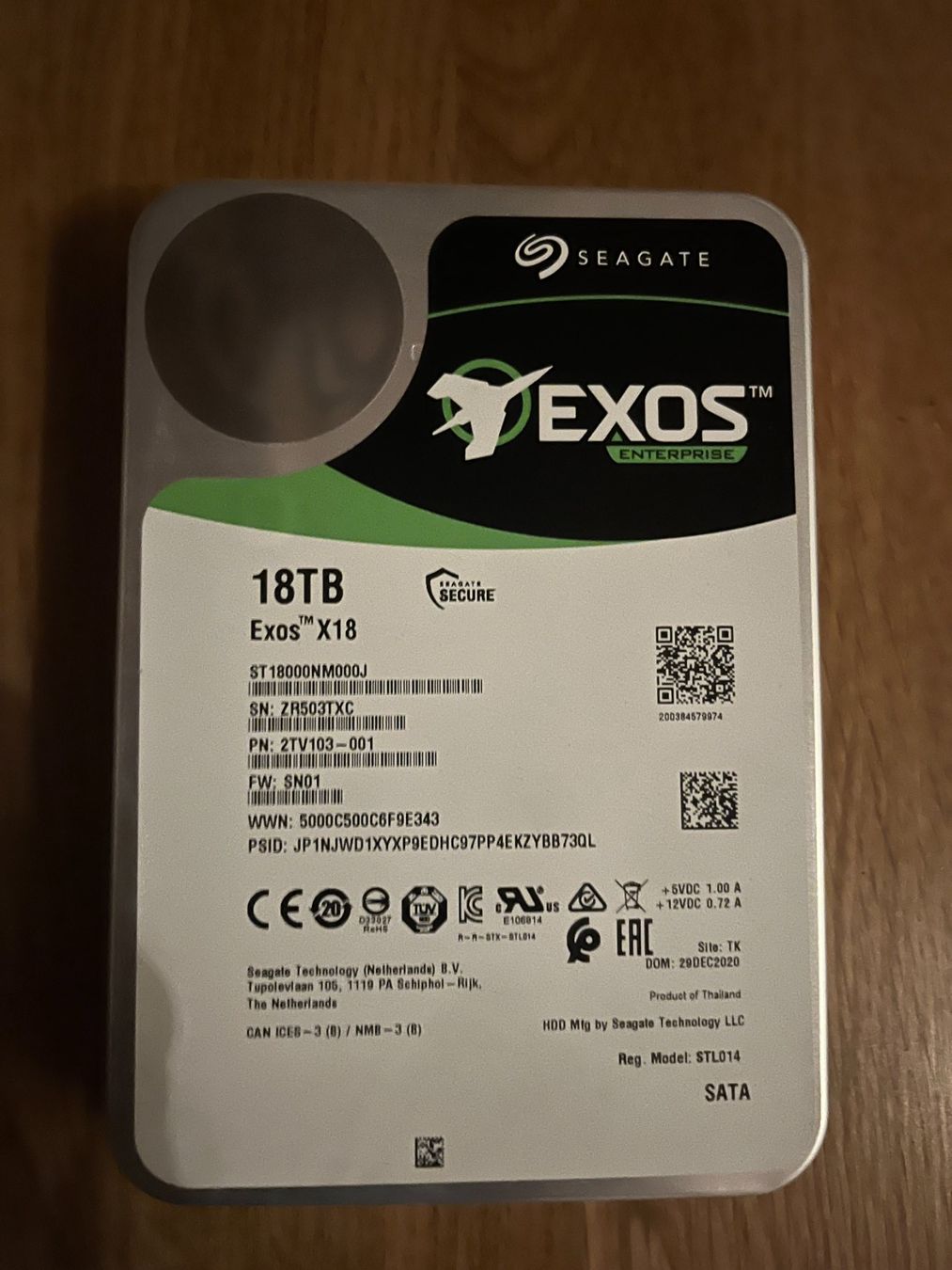 4x Seagate Exos 3.5" SATA HDD 18 TB Festplatte (Gebraucht) in Schlieren ...