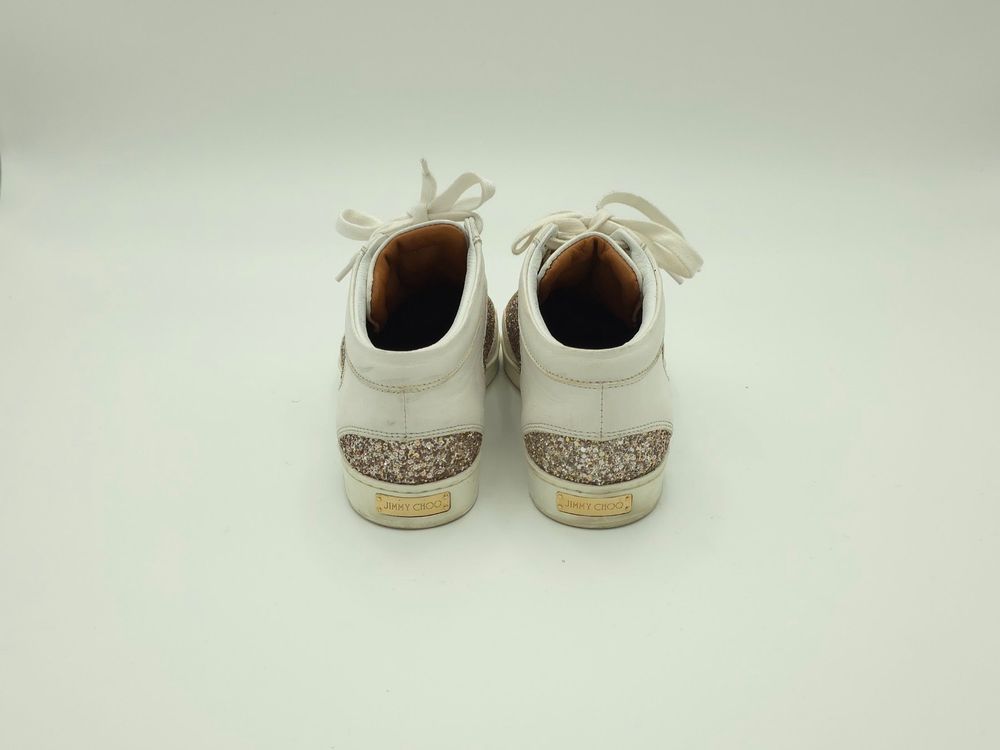 Jimmy Choo Miami White Champagne Glitter – EU 36 – Weiss/Cha (Gebraucht ...