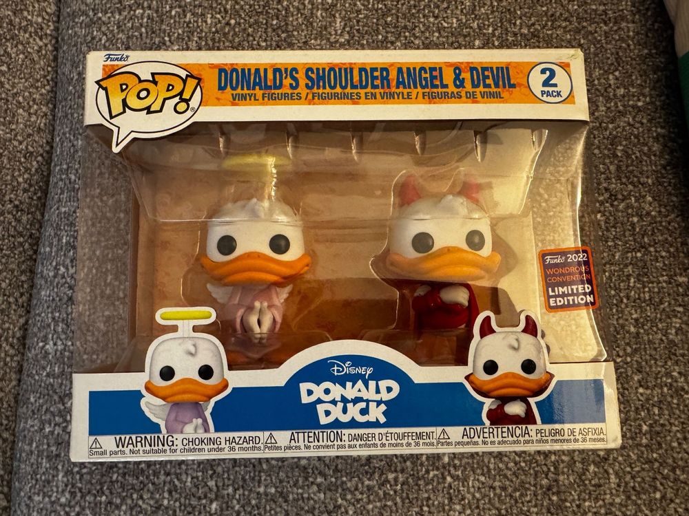 Funko Pop! Donald Duck Angel & Devil 2-Pack, Neu! (Neu (gemäss ...