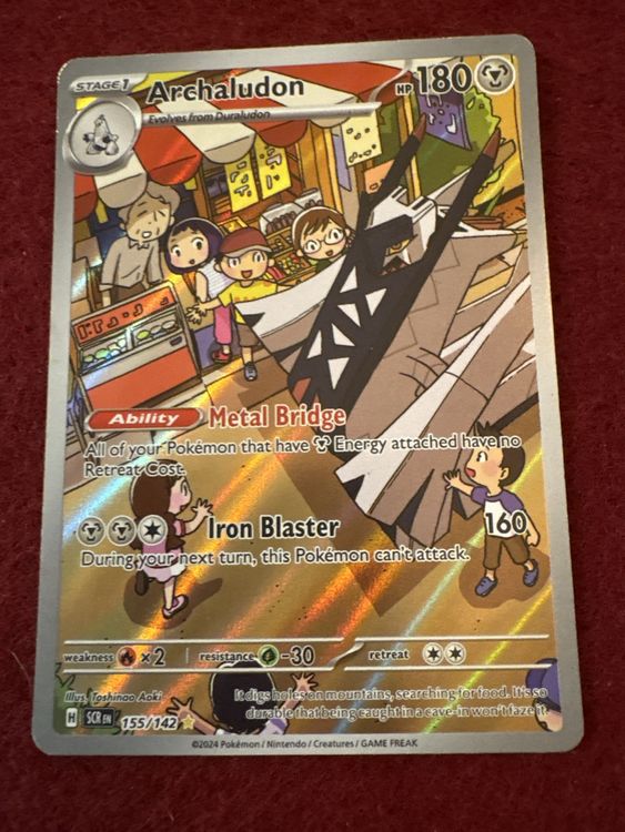 Archaludon SCR 155/142 Pokémon 🏴󠁧󠁢󠁥󠁮󠁧󠁿 (Gebraucht) in Embrach für CHF 5 ...