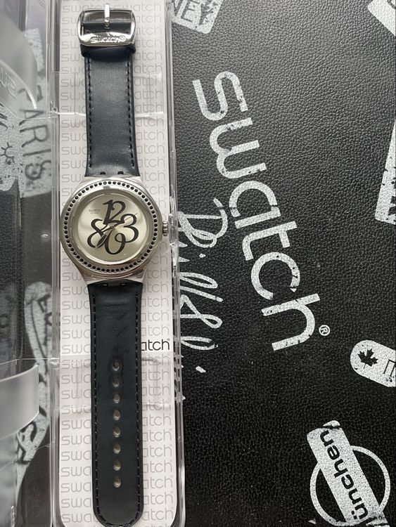 Swatch Uhr Irony Nabab Black Gloss YNS111 (Neu und originalverpackt) in ...