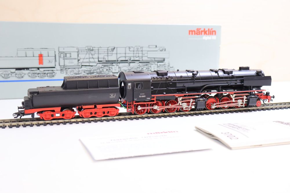 Märklin grosse Dampflok BR 53 Borsig Mallet - Digital 3702 (Gebraucht ...