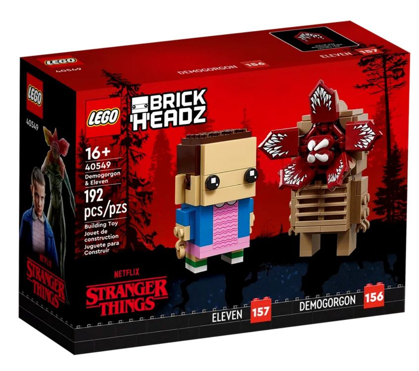 Lego Brickheadz - Stranger Things Eleven Demogorgon 156 157 (Neu und ...