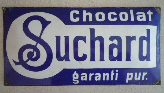 Ancienne plaque émaillée Suchard (D'occasion) à Cortaillod pour CHF ...