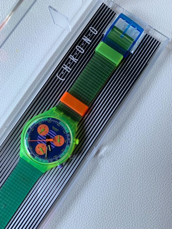 Swatch* Chrono* Neo Wave* SCJ100* Neu* 1991 | Kaufen auf Ricardo