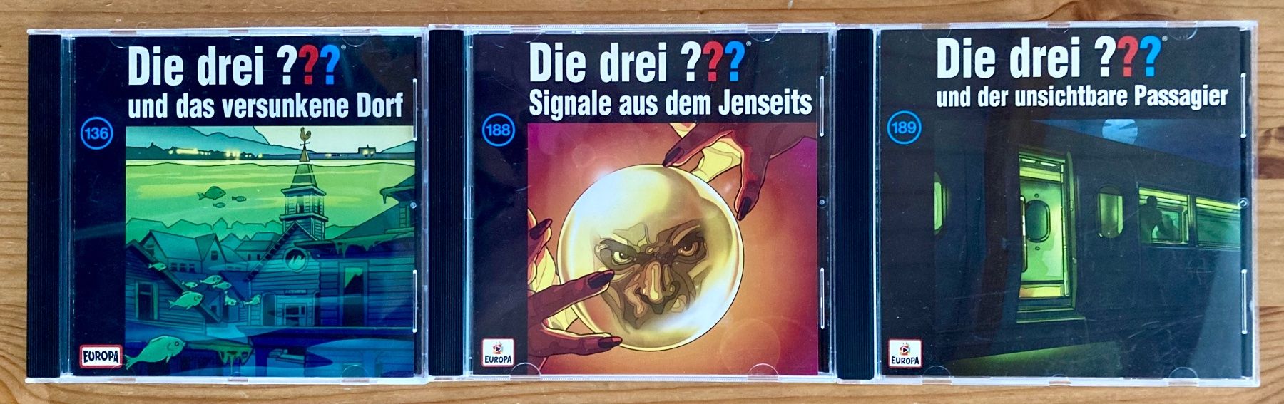 3x Die drei Fragezeichen (Europa-Hörspiele) (Neu (gemäss Beschreibung ...
