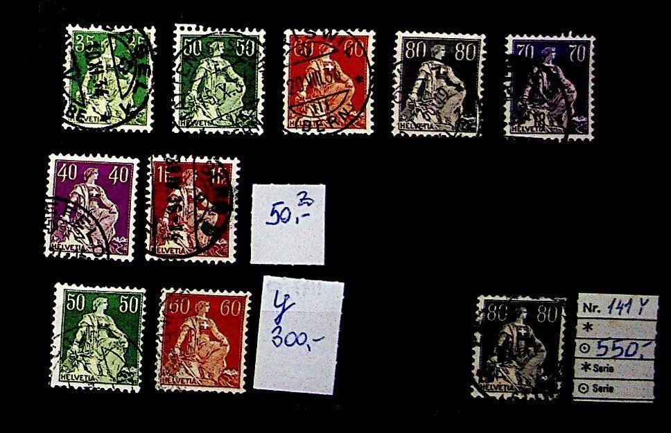 HELVÉTIE ÉPÉE SÉRIES OBLITÉRÉES. /C737 | Kaufen auf Ricardo