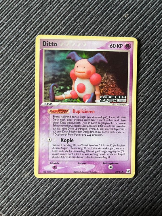 Pokemon Ditto Pantimos Reverse Holo Ex Delta Species (Gebraucht) in ...
