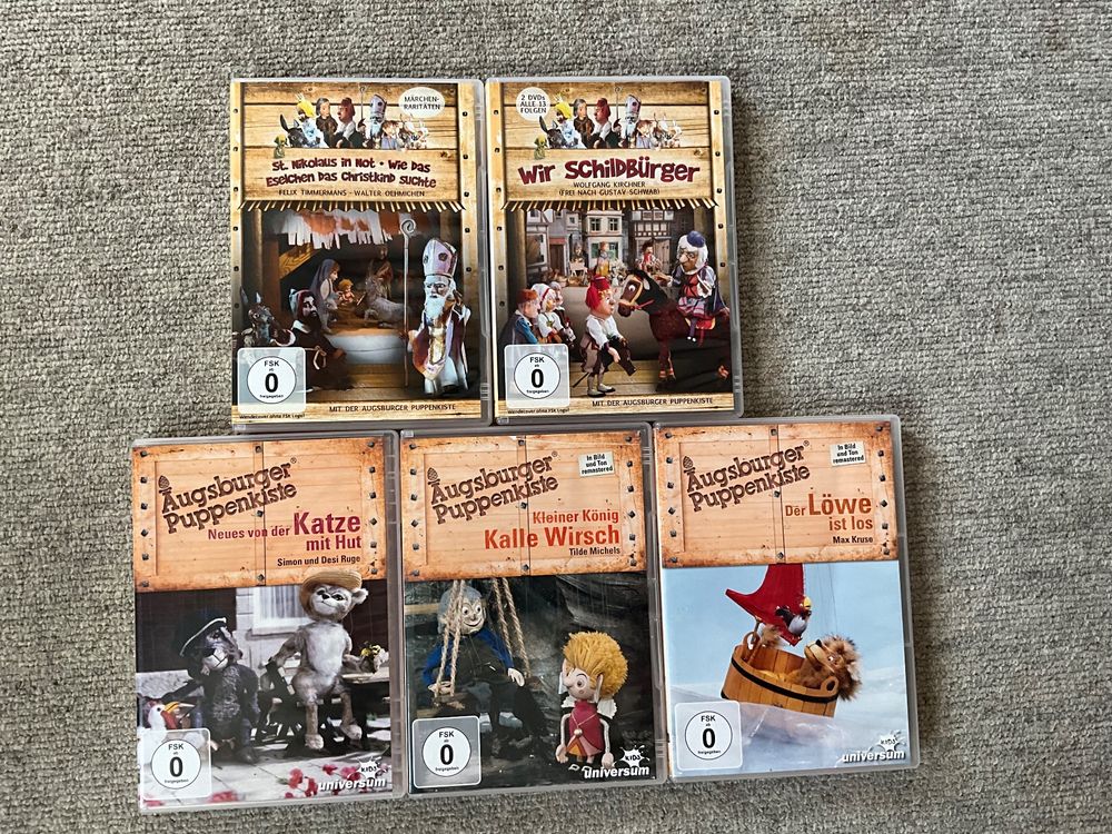 5 DVD Augsburger Puppenkiste | Kaufen auf Ricardo