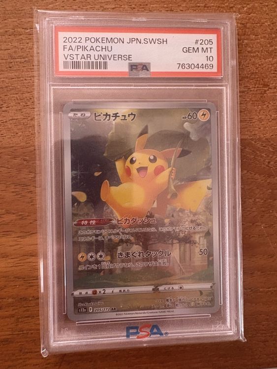 Pikachu alternative Vstar Universe 205/172 PSA 10 Pokémon (Neu und originalverpackt) in Cheyres ...
