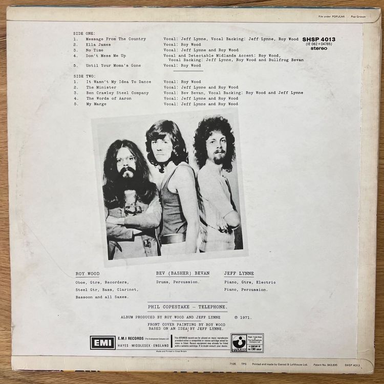 Move - Message From The Country / 1. UK-Press. 1971 (Gebraucht) in Gais ...