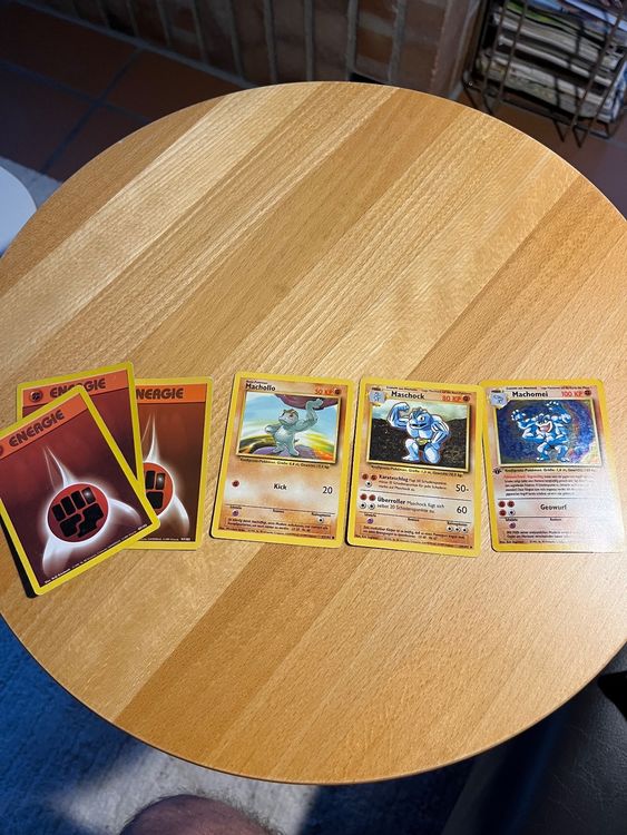 Machomei, Maschock, Machollo Pokémon 1. Edition | Kaufen auf Ricardo