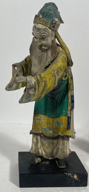 Antik China Keramik Figu eines weisen Gelehrten in schönem (Gebraucht ...