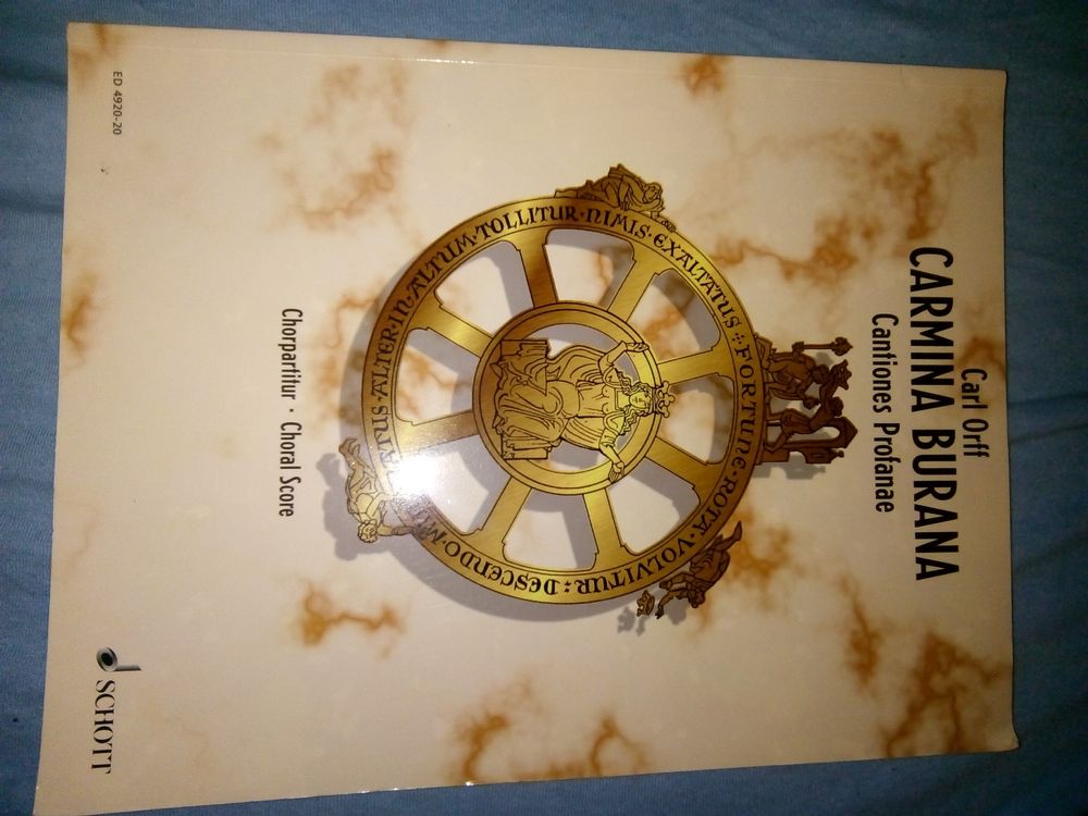 Carmina Burana - Chorpartitur - Carl Orff ED 4920-20 Schott (Gebraucht) in st.gallen für CHF 20 ...
