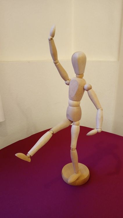 Modellfigur aus Holz Figur zum Zeichnen | Kaufen auf Ricardo