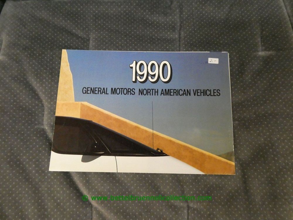GM Modellprogramm 1990 Prospekt/Poster | Kaufen auf Ricardo