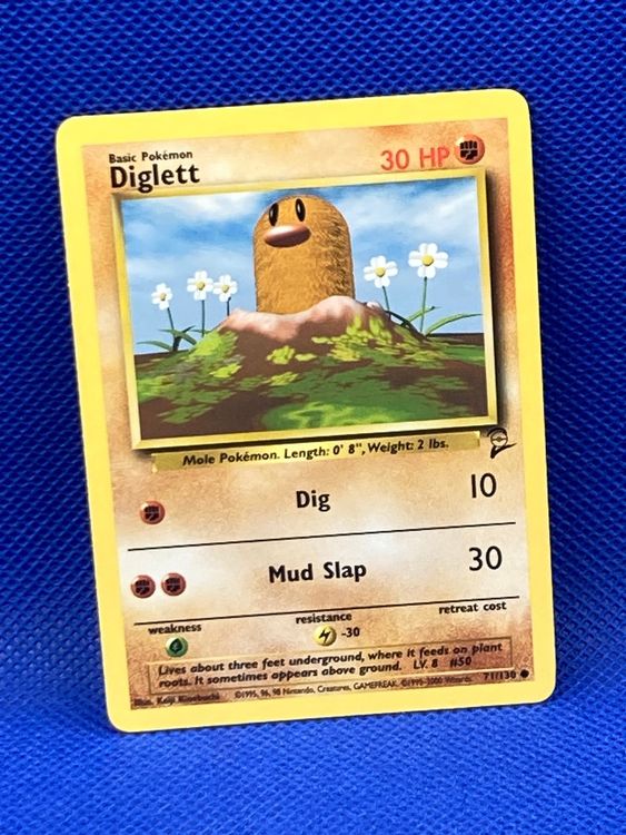Pokemon BASE SET 2 / Diglett 71 / 130 EN - (EX) | Kaufen auf Ricardo