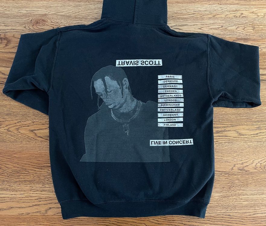 Travis Scott Europe Birds Eye Tour Merch Hoodie (Gebraucht) in Burgdorf ...