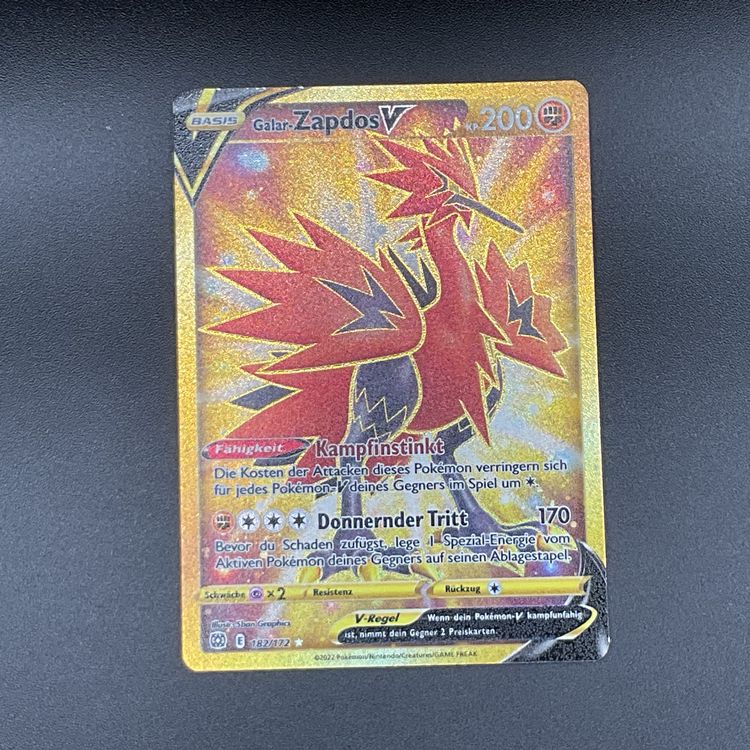 Brilliant Stars - Galar Zapdos Gold NM - M Ab 1 (Gebraucht) in ...