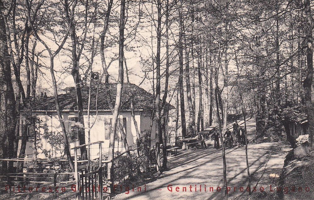AK Pittoresco Grotto Figini Gentilino presso Lugano 1910 (Gebraucht) in ...