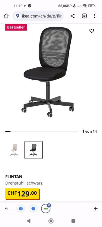 Matte Brostuhl Ikea