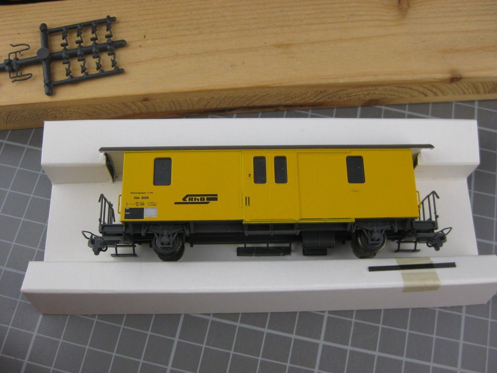 Bemo 2270 RhB Werkzeugwagen Xbk 9089 gelb, in OVP, . | Kaufen auf Ricardo