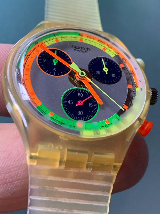 SWATCH*CHRONO*JELLY STAG*SCK104*1993*Gemäss Beschreibung !! | Kaufen auf Ricardo
