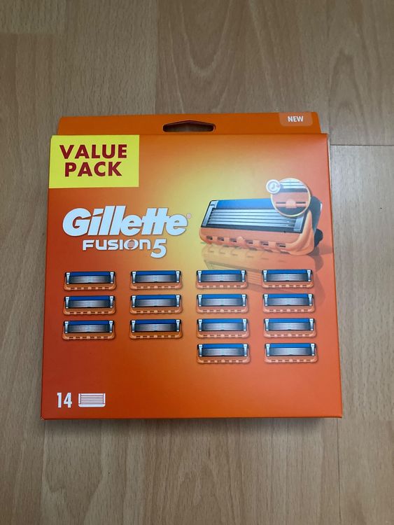 Gillette Fusion 5 / 14 Rasierklingen Value Pack (Neu und ...