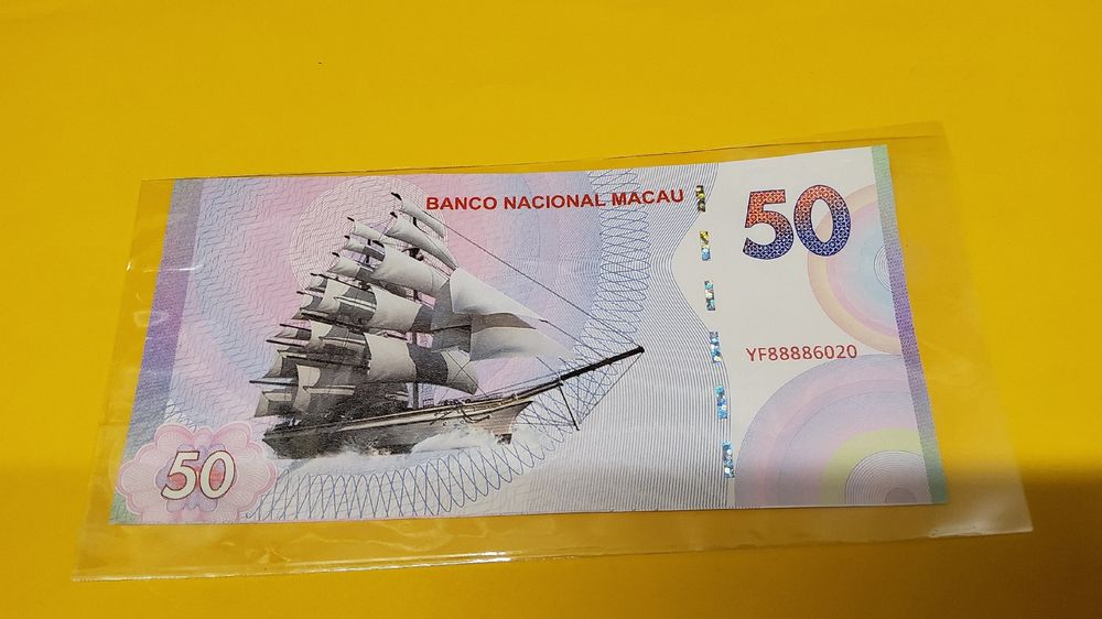Macau 50 Patacas Banknote - Selten & Schön! (Neu und originalverpackt ...