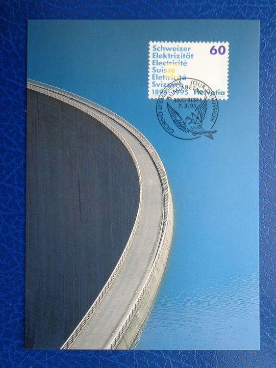 Maximumkarte MK 7.3.1995 Sondermarken 100 Jahre Elektrizität | Kaufen auf Ricardo