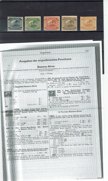 BUONAS AIRES PROVINZ AUSGABEN (Gebraucht) in Rüschlikon für CHF 20 – mit Lieferung auf Ricardo ...