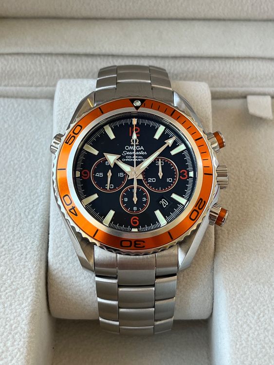 Omega Seamaster Planet Ocean Chronograph Fullset Neuzustand (Gebraucht) in Birsfelden für CHF ...