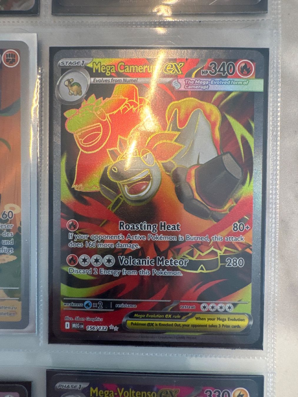 Mega Camerupt ex MEG156 EN - Mega Evolutions Pokemon (Neu (gemäss ...