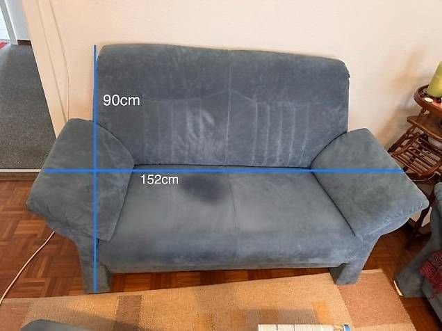 2er Sofa Alcantara (Gebraucht) in Inwil für CHF 40 – nur Abholung auf Ricardo kaufen