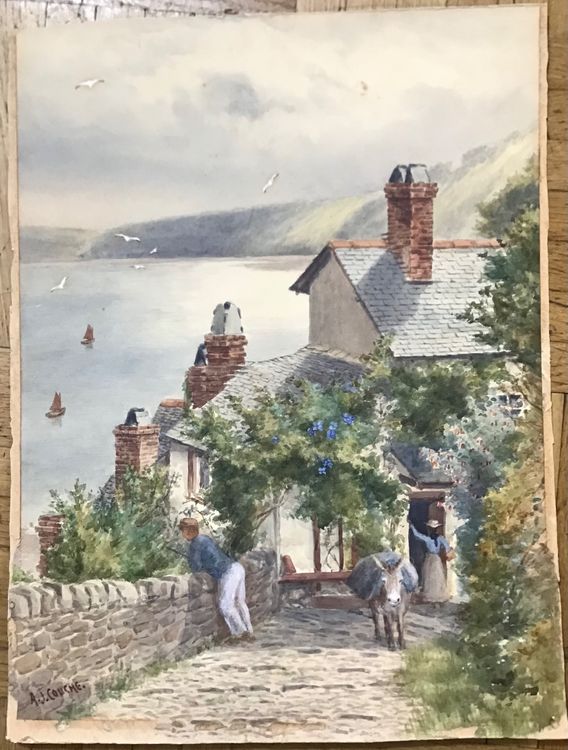 Wunderschöne Ansicht Aquarell Signiert (Gebraucht) in Root für CHF 15 – mit Lieferung auf ...