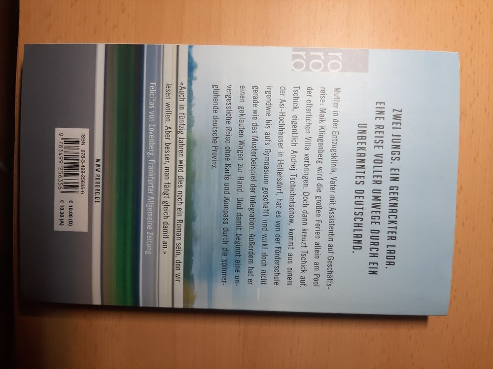 Tschick - Roman von Wolfgang Herrndorf (wie neu) | Kaufen auf Ricardo