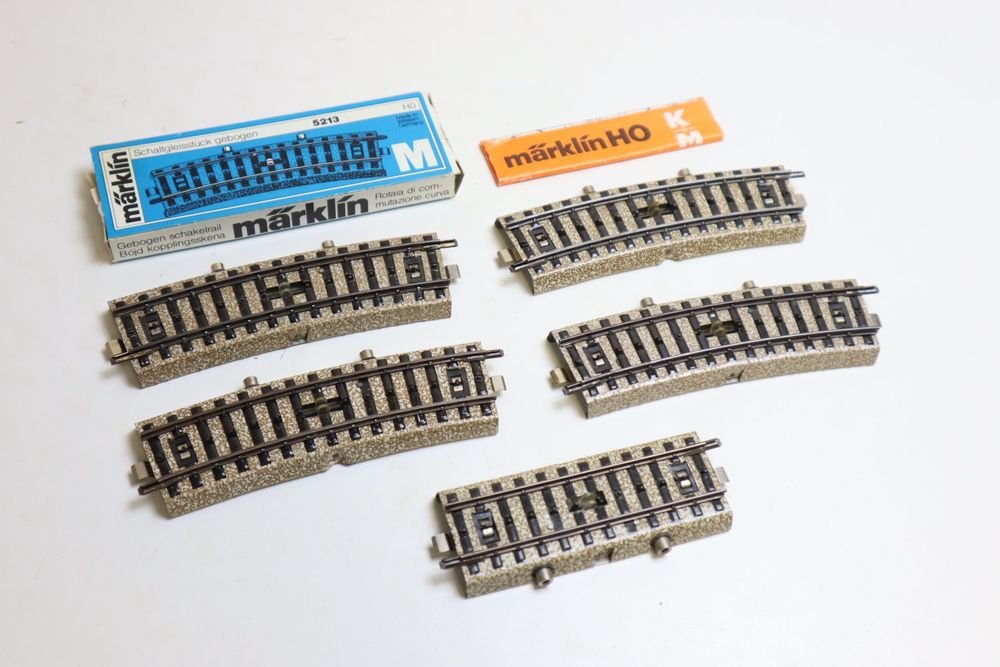Märklin 5 x Schaltgleis H0 - 5213 / 5146 (Gebraucht) in für CHF 22 ...