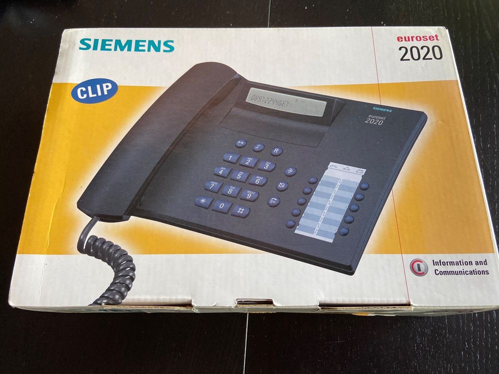Siemens Telefon Euroset 2020 nachtblau (Neu und originalverpackt) in ...