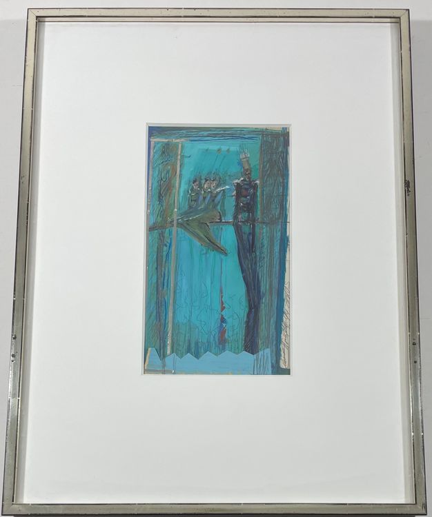 „Zirkus“ Mischtechnik Collage unleserlich Signiert (Gebraucht) in Root für CHF 10 – mit ...