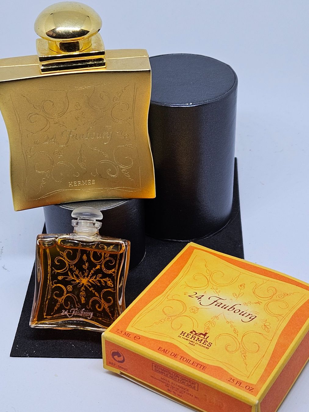 Hermès 24 faubourg vapo extrait vide et miniature edt 7.5ml (Neuf (Voir ...