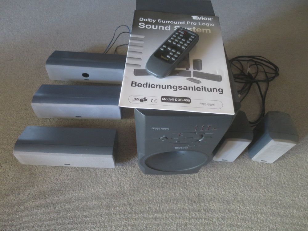 Tevion Dolby Surround Pro Logic Sound System Modell DDS-650 | Kaufen ...