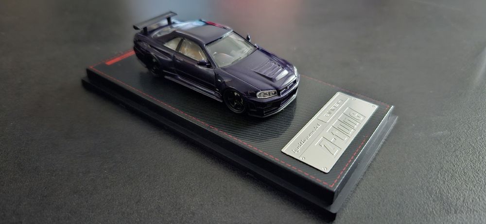 1/64 IG Ignition Model Nissan Skyline R34 GTR Z-Tune Purple | Kaufen auf Ricardo