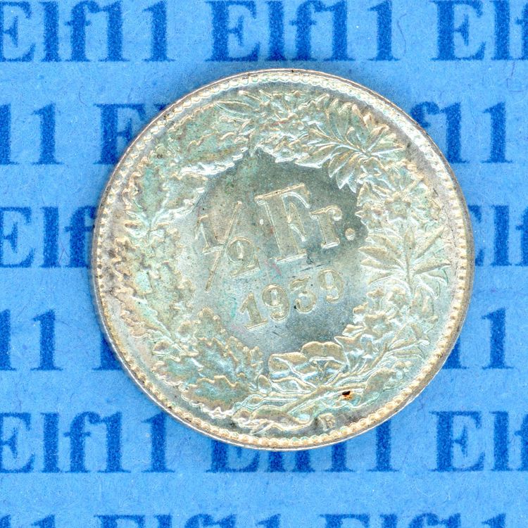 CHF___0.50 1939 -unz 50 Rappen (Gebraucht) in Widnau für CHF 20 – mit Lieferung auf Ricardo kaufen