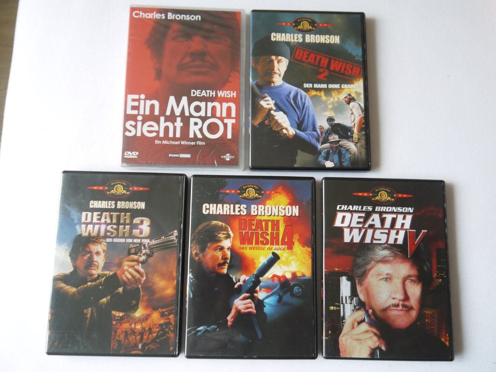 DEATH WISH 1-5 -Charles Bronson-selten | Kaufen auf Ricardo