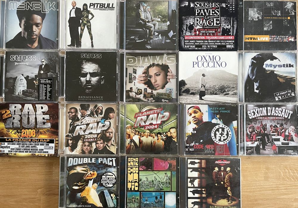 Rap Hip-Hop français et suisse - 20 CD's (Gebraucht) in Savagnier für ...