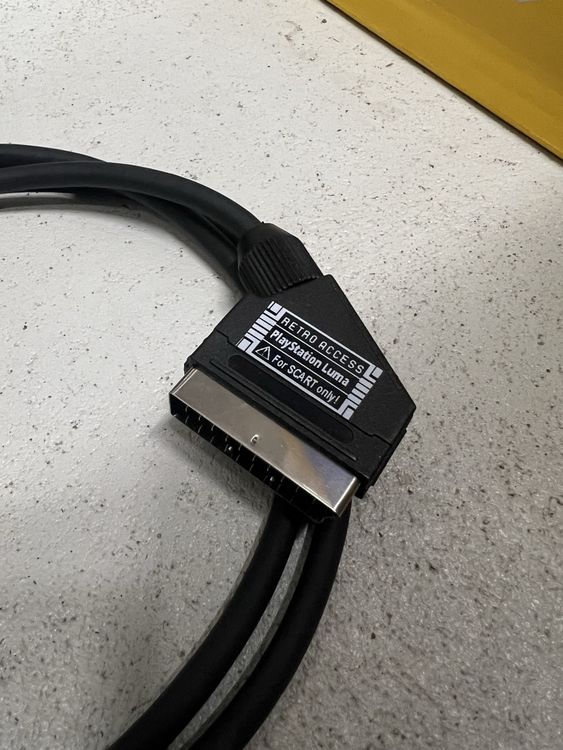 Playstation RGB Scart Kabel (Retro-Access) (Gebraucht) in Thalheim für ...