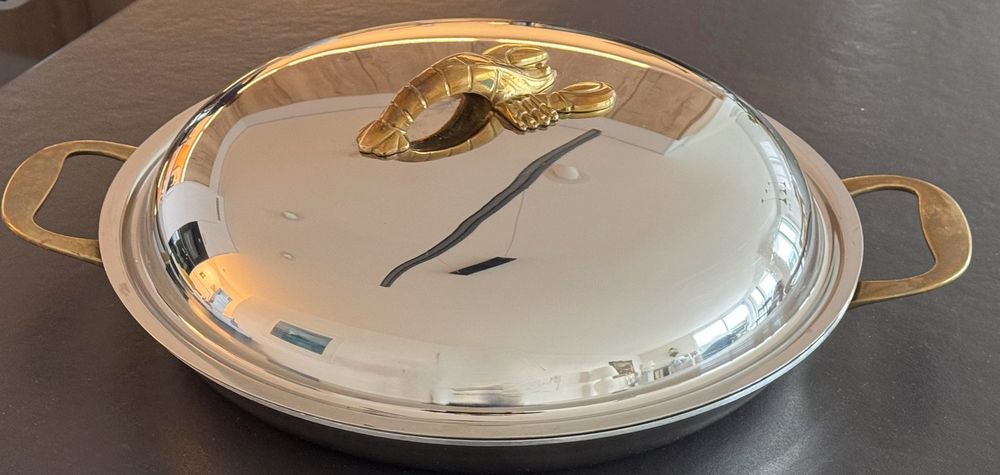 Servierpfanne/Paellapfanne mit Deckel (Gebraucht) in La Neuveville für ...