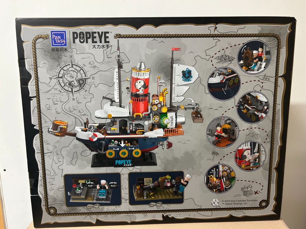 Pantasy POPEYE Treasure Hunt Steamship 86402 (Neu und originalverpackt ...