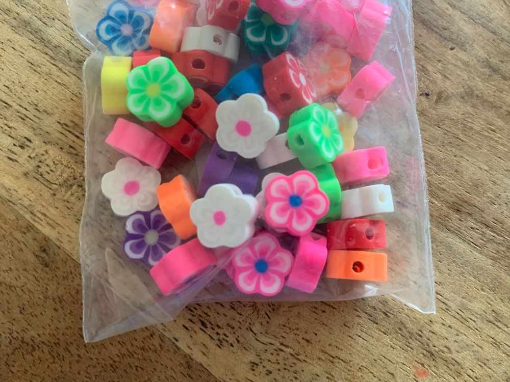 Bunte Perlen Blumen Motiv 17g * Basteln / Fimo Bastelperlen | Kaufen auf Ricardo